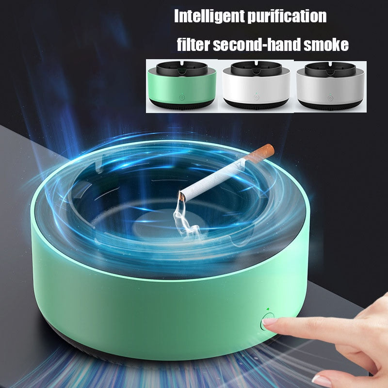 Multipurpose Ashtray with Air Purifier Function Odor Smoke Removal Ash ...